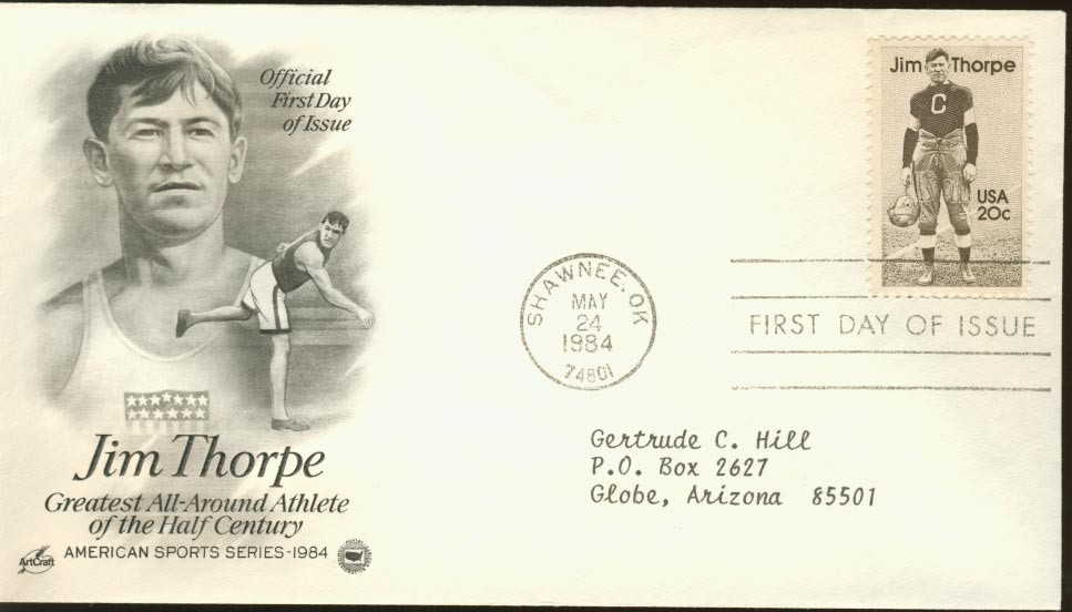 1984 Jim Thorpe Greatest All Around Athlete... #* - Scottsdale Cards 2021