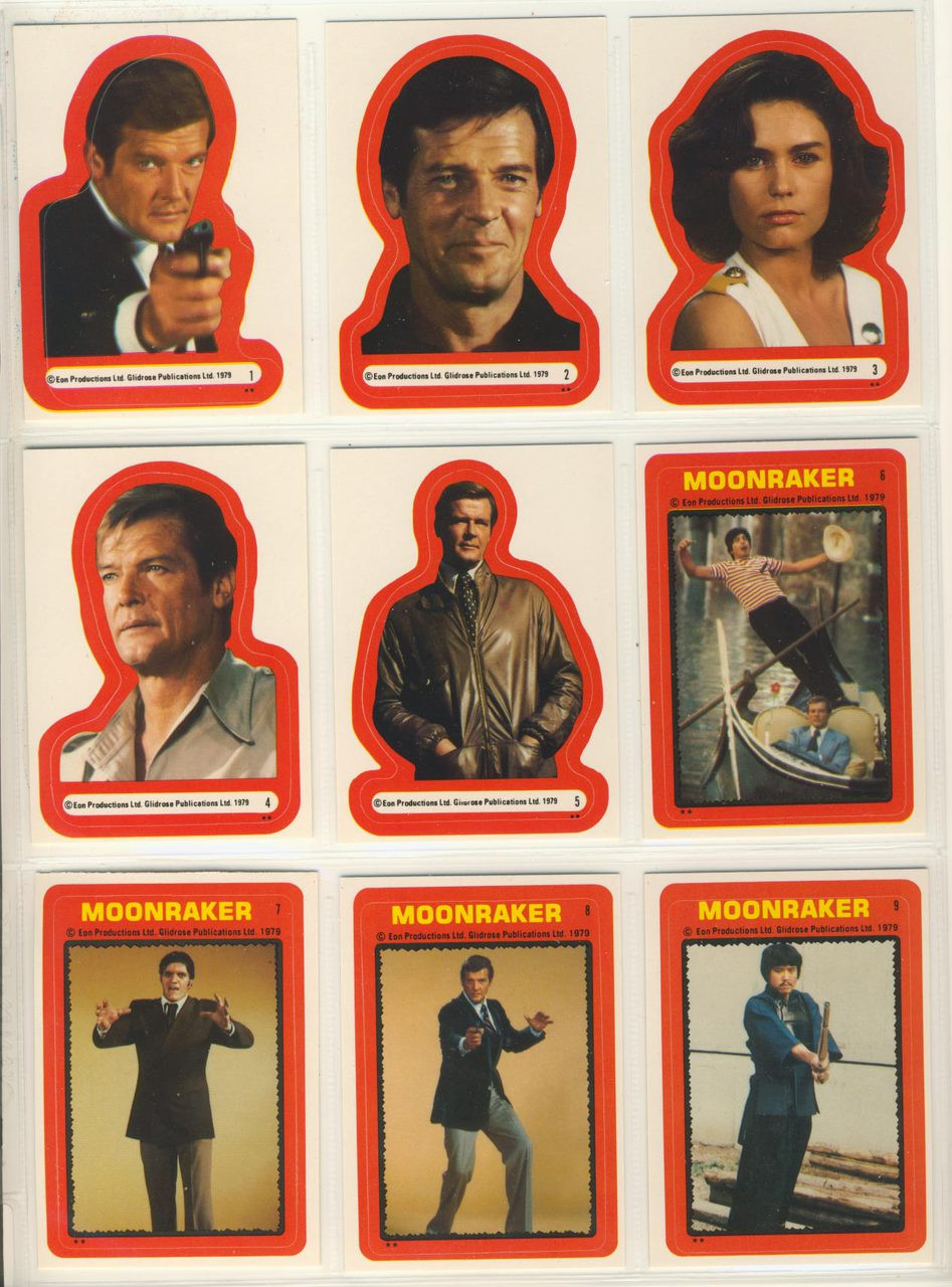 1979 Topps James Bond Moonraker Set 99/22 #* - Scottsdale Cards