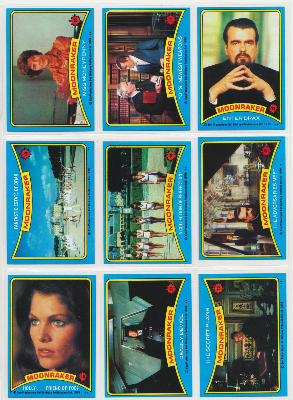 1979 Topps James Bond Moonraker Set 99/22 #* - Scottsdale Cards