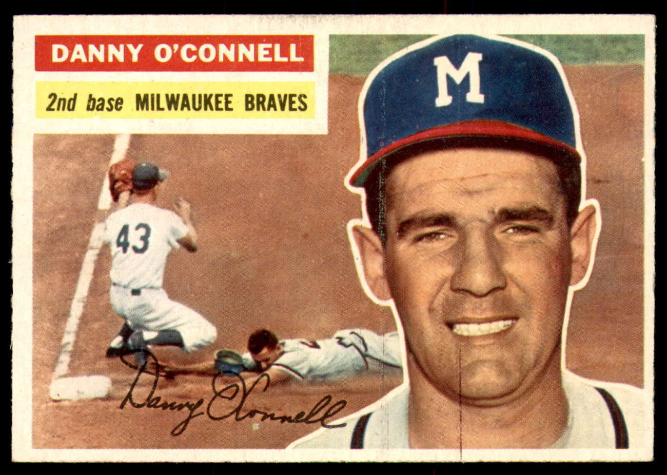 1956 Topps #272 Danny O'Connell Ex-Mint ID: 259651 - Scottsdale Cards 2021