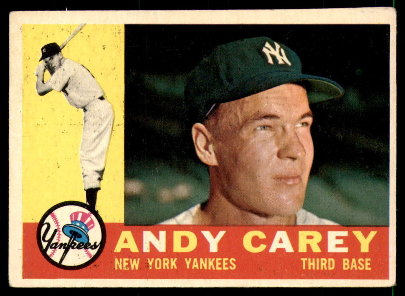 1960 Topps #196 Andy Carey Excellent ID: 196641 - Scottsdale Cards 2021