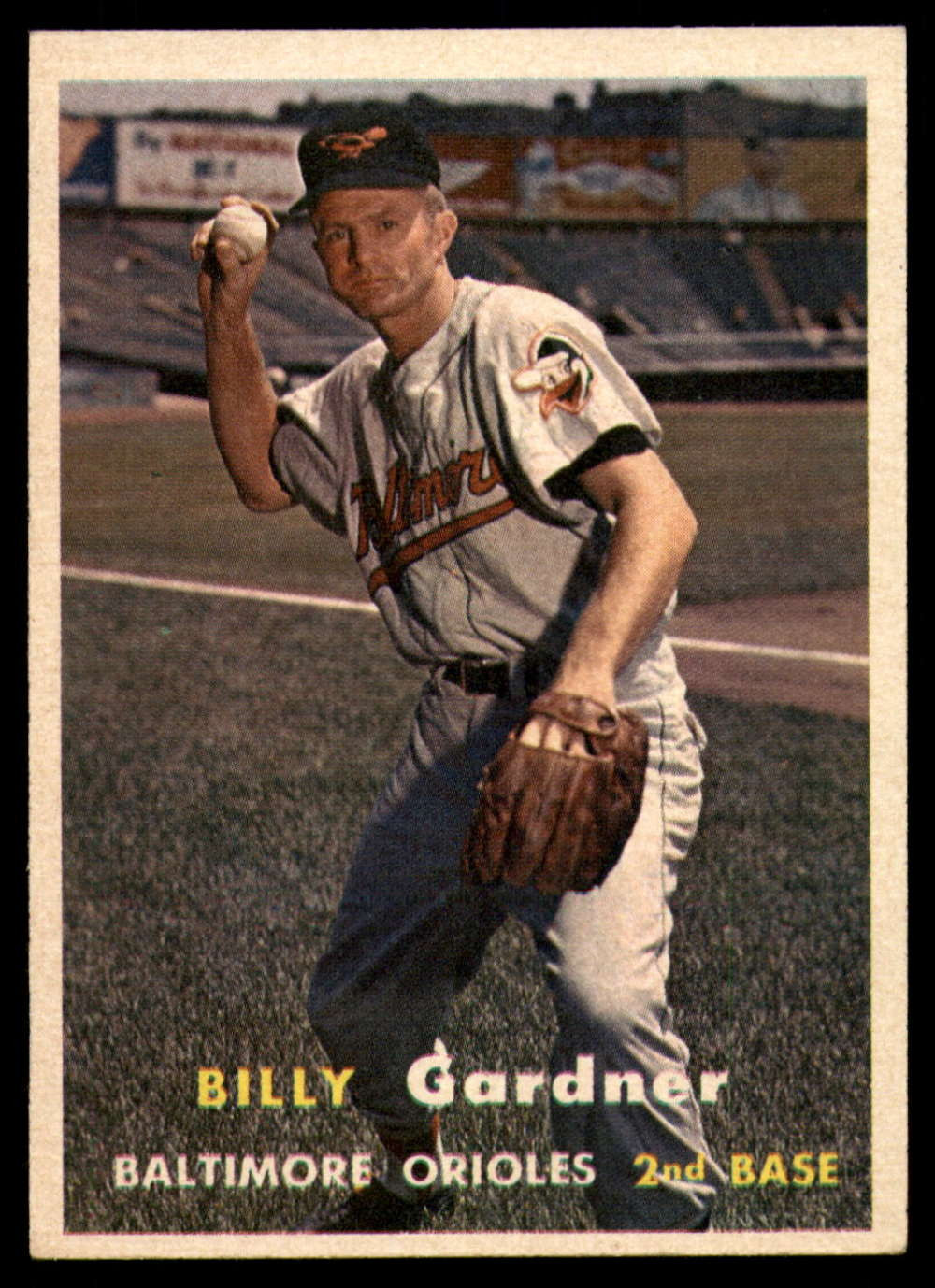 1957 Topps #17 Billy Gardner EX/NM ID: 86057 - Scottsdale Cards