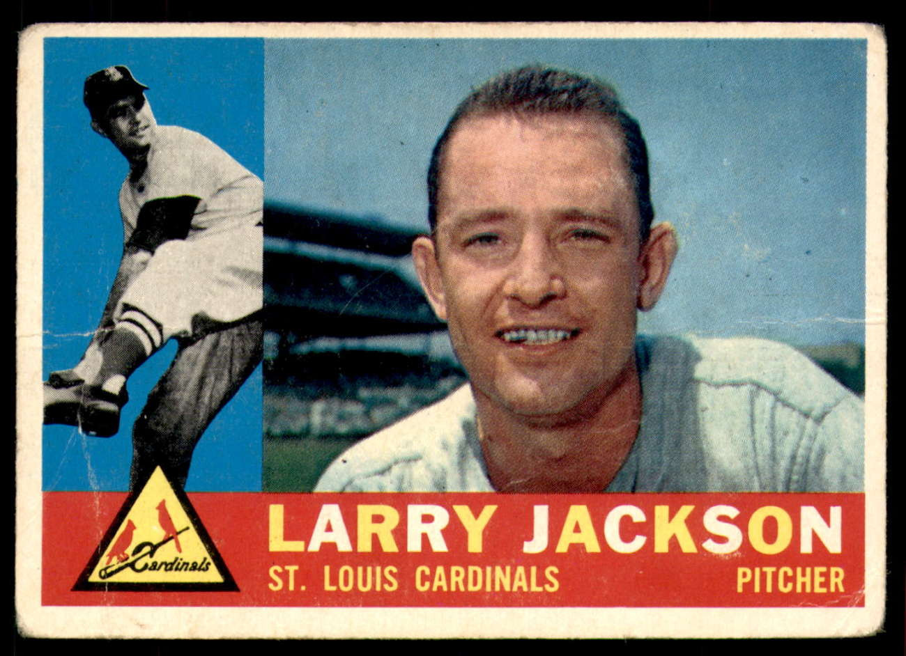 1960 Topps #492 Larry Jackson Good - Scottsdale Cards 2021