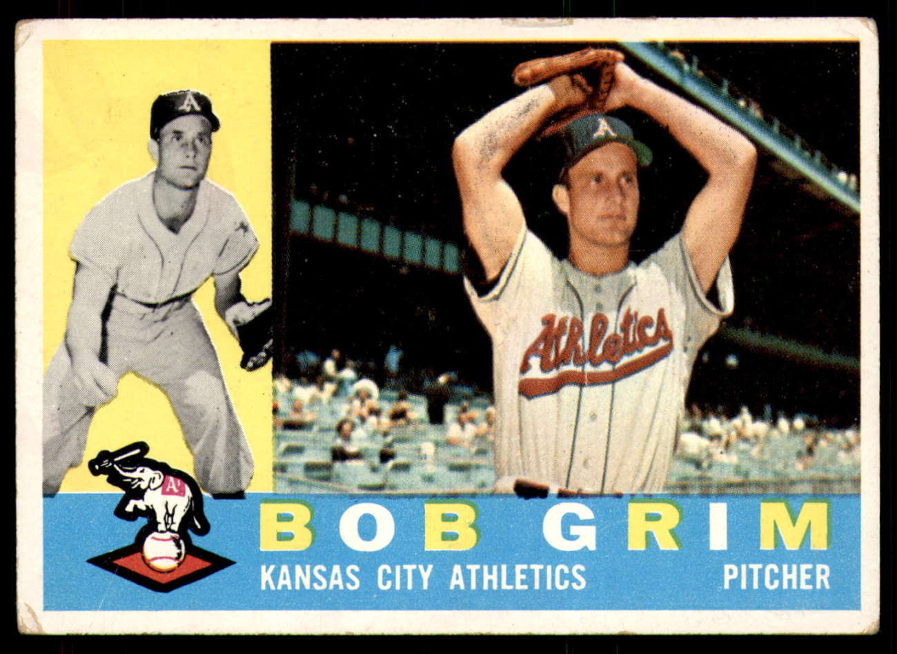 1960 Topps #78 Bob Grim Very Good ID: 195804 - Scottsdale Cards