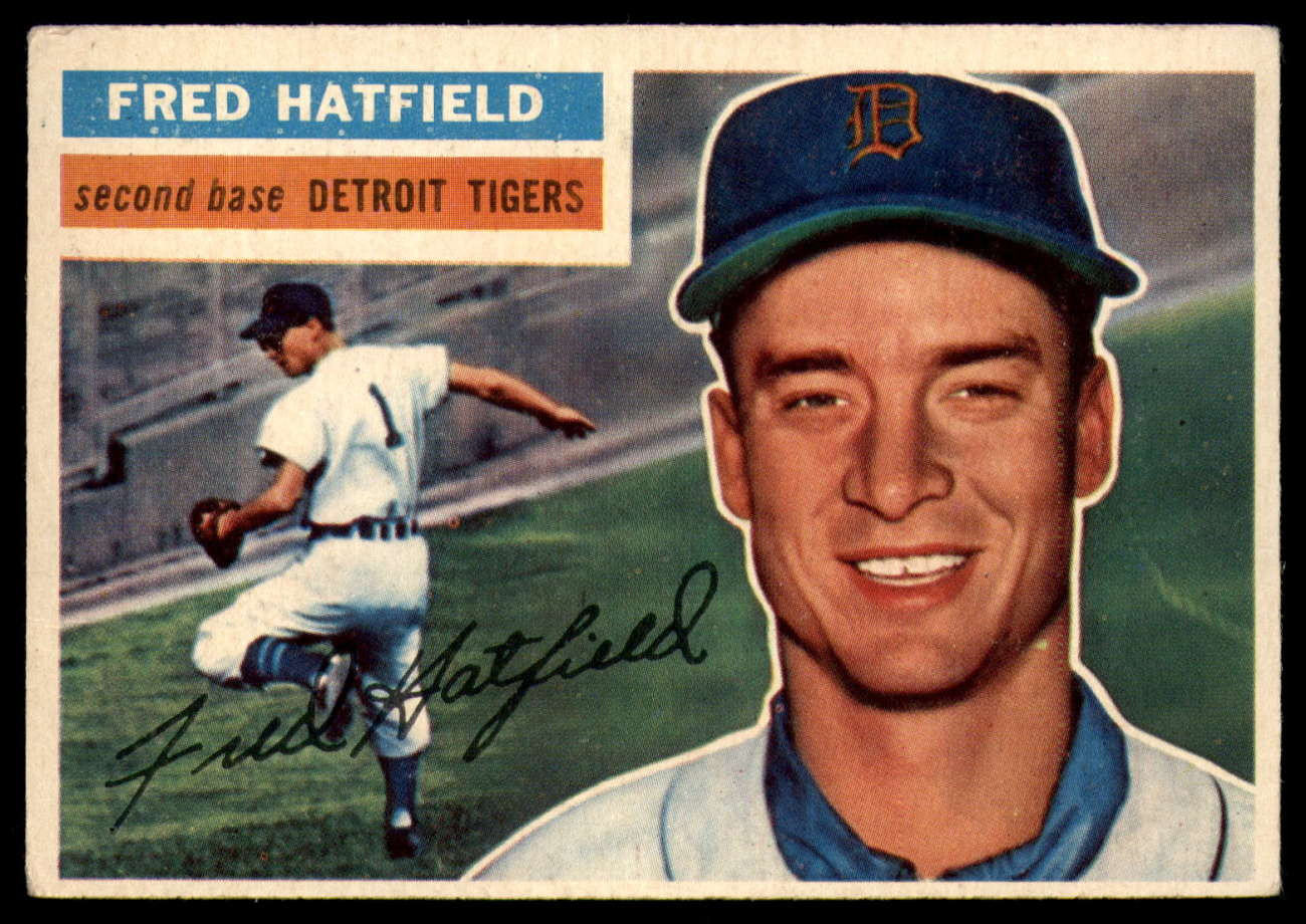 1956 Topps #318 Fred Hatfield EX++ ID: 80615 - Scottsdale Cards 2021