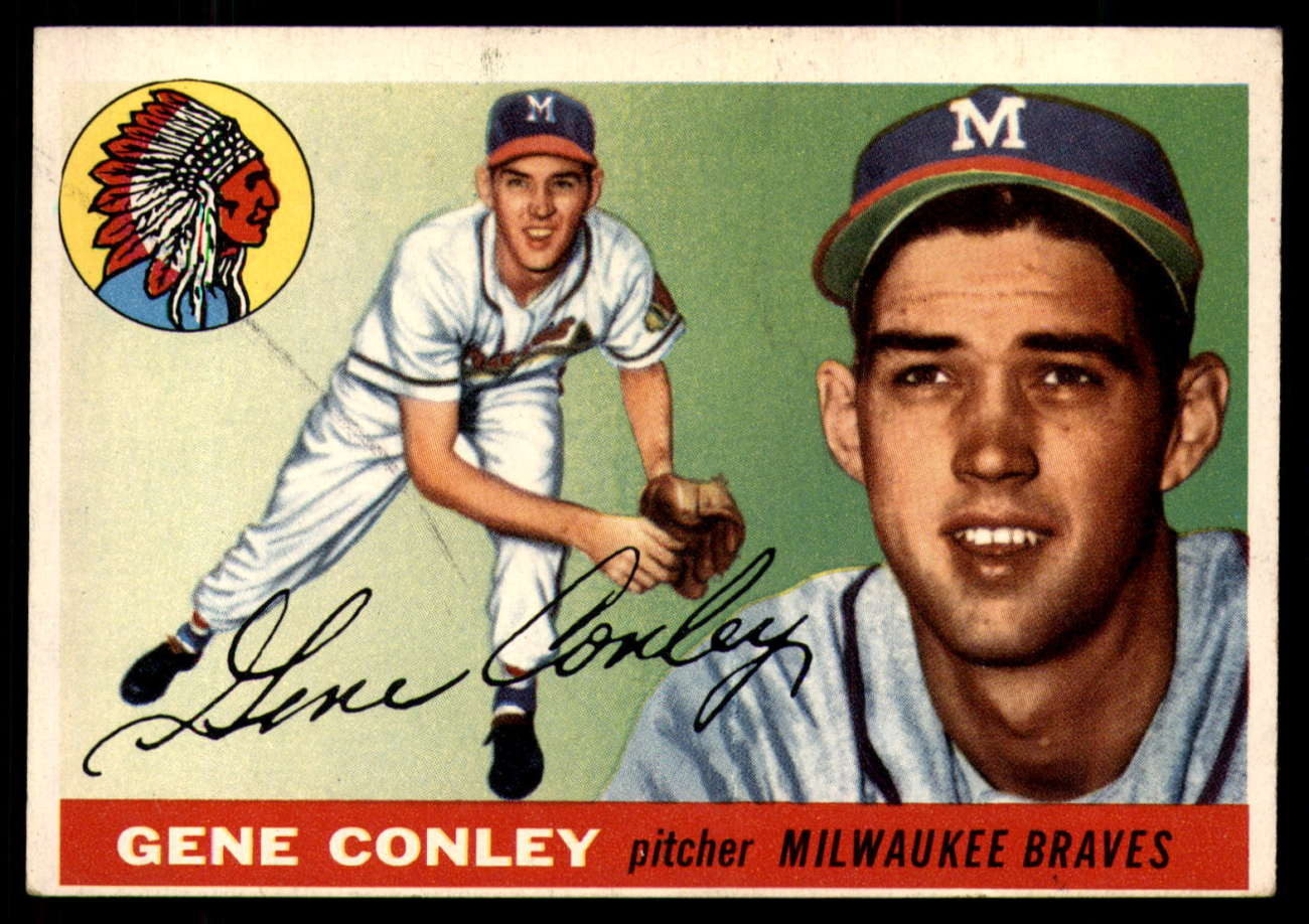 1955 Topps #81 Gene Conley EX ID: 56720 - Scottsdale Cards 2021