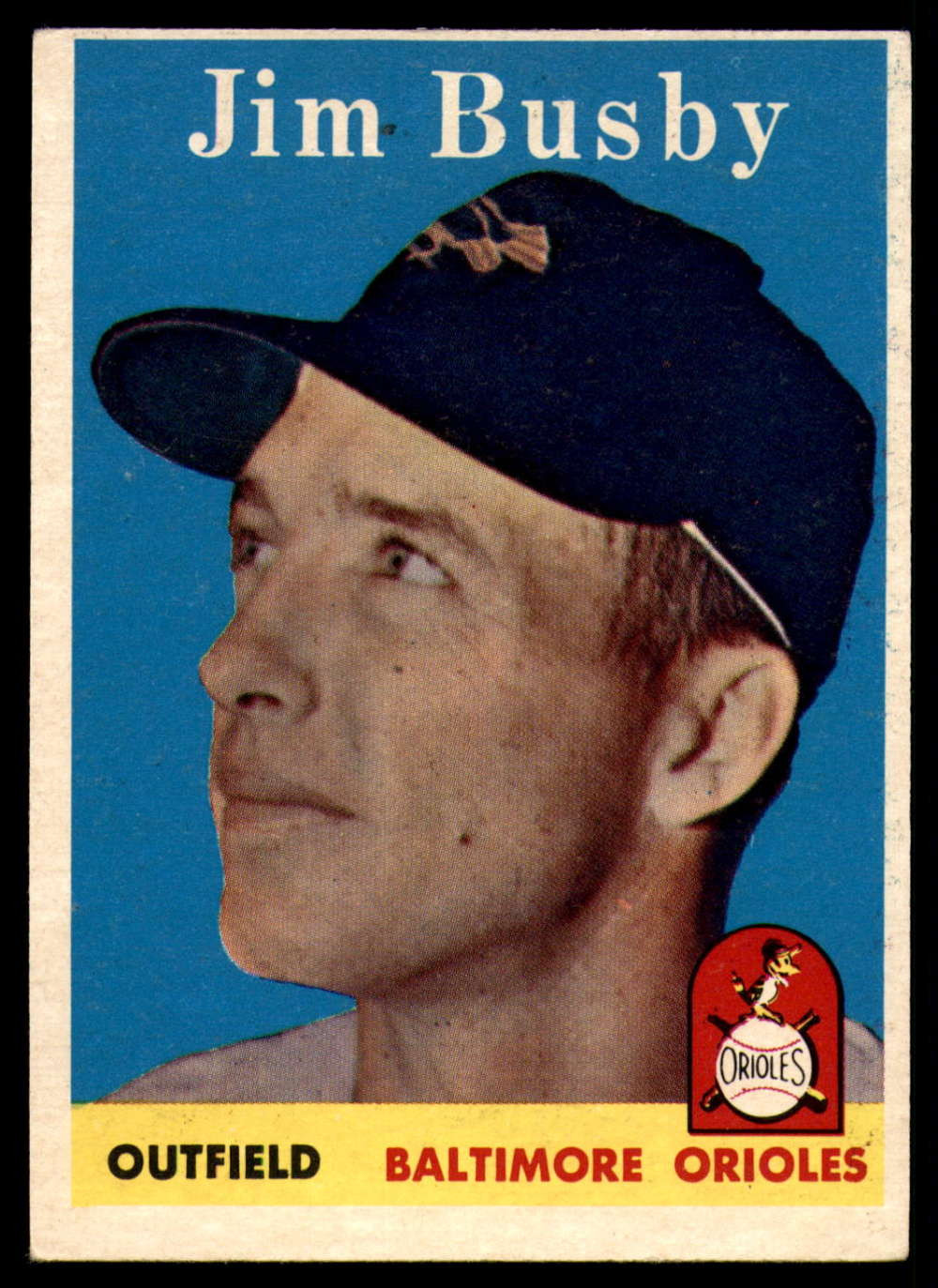 1958 Topps #28 Jim Busby EX ID: 62646 - Scottsdale Cards 2021