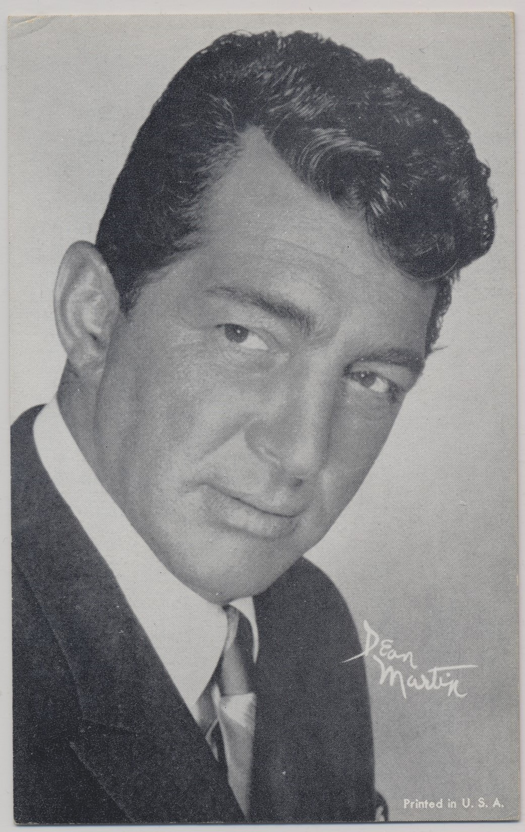 1950's Dean Martin Exhibit Card Printed in USA