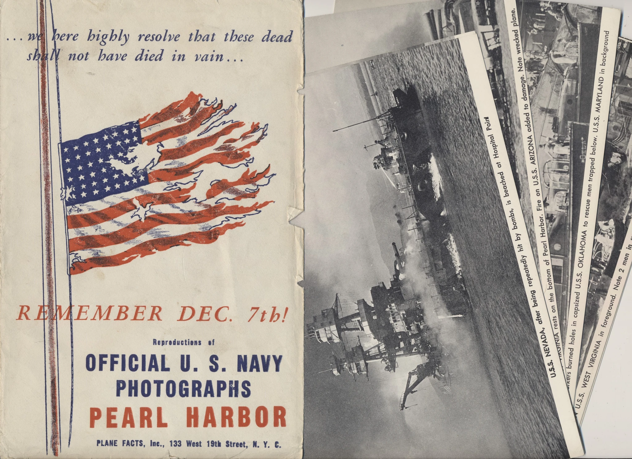 1941 Remember Dec. 7th 1941 Pearl Harbor Set (12)