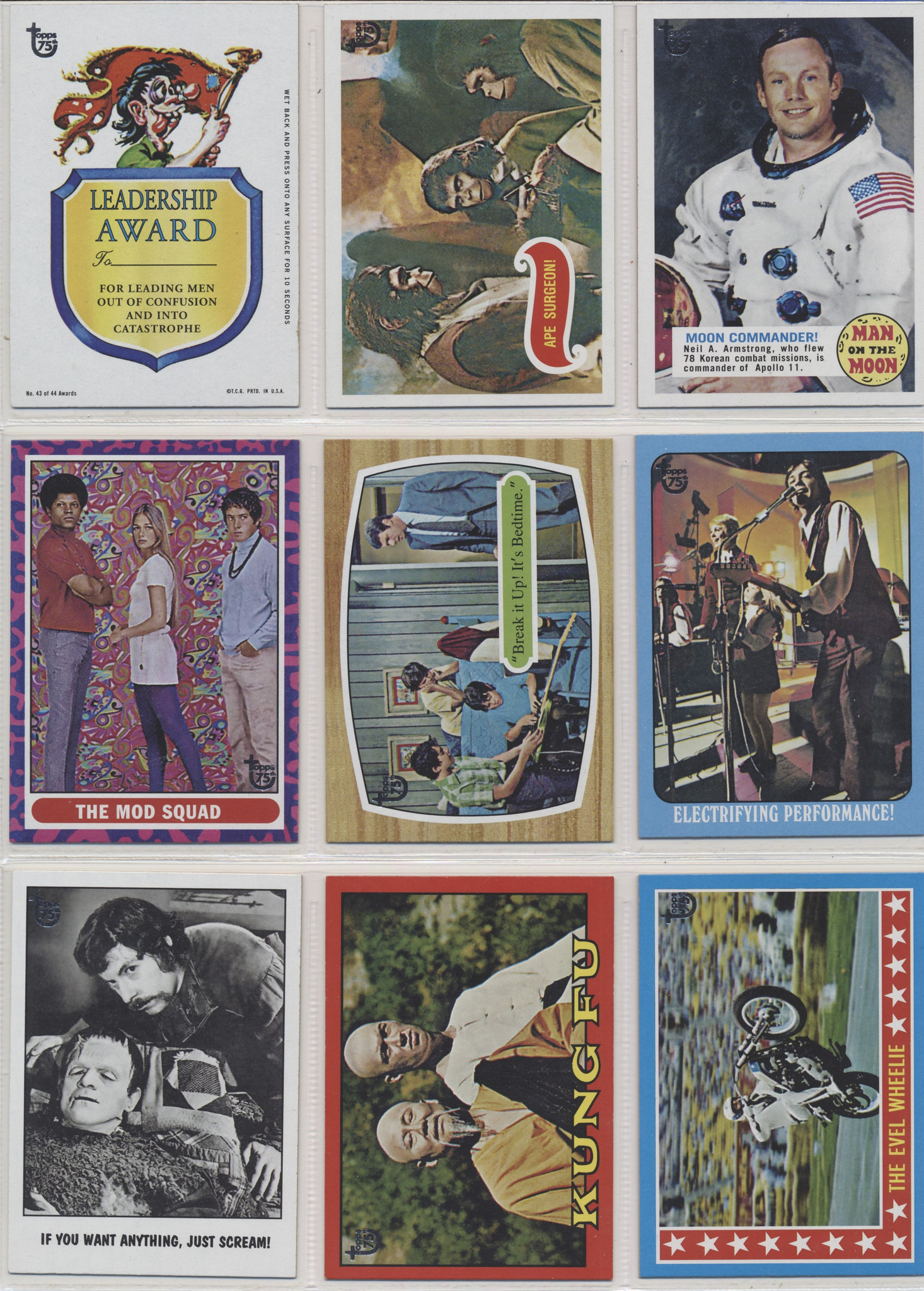 2013 Topps 75th Anniversary Non-Sports Set 50 Series 2 From 51 To 100