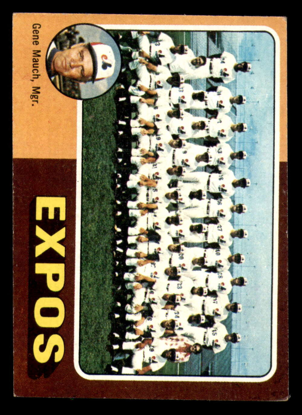 1975 Topps #101 Gene Mauch MG Marked Expos MG ID:354579 - Scottsdale ...