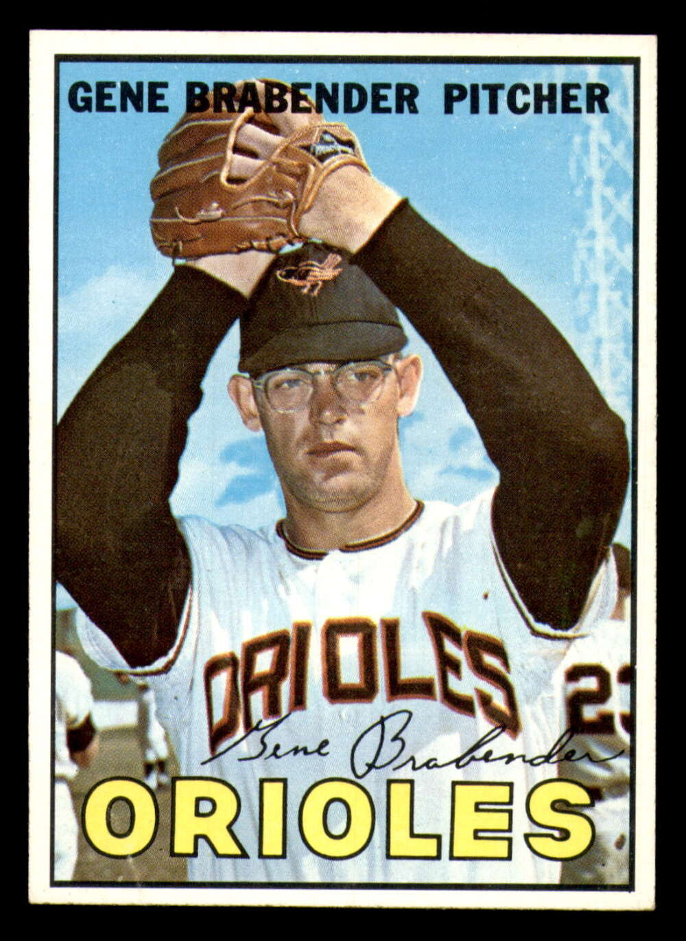 1967 Topps #22 Gene Brabender Near Mint Set Break - Scottsdale Cards 2021