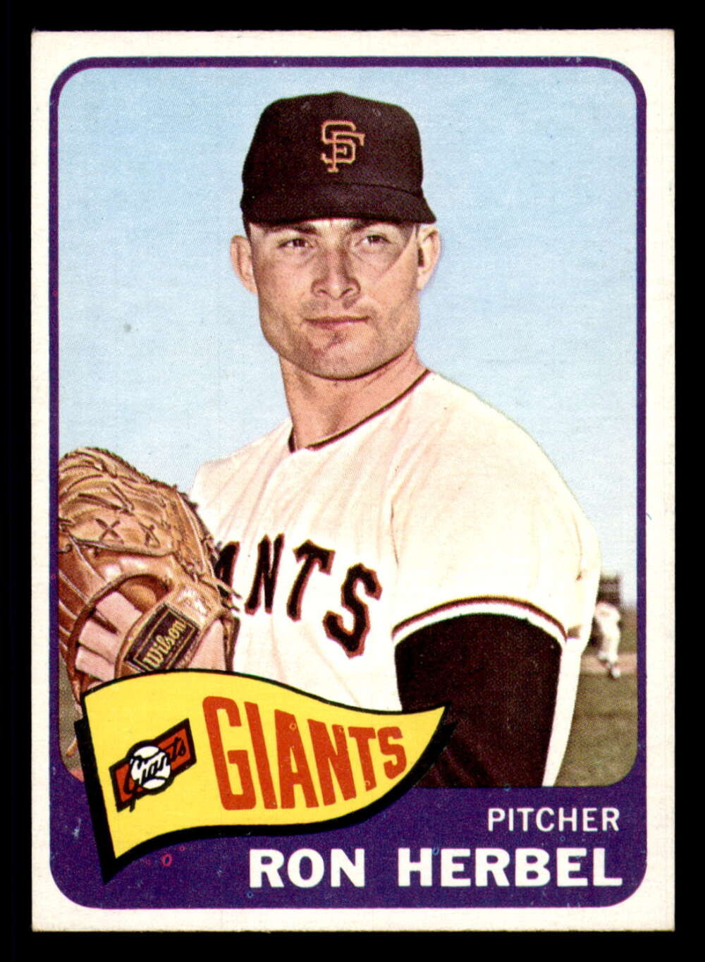 1965 Topps #84 Ron Herbel Ex-Mint ID: 378902 - Scottsdale Cards 2021