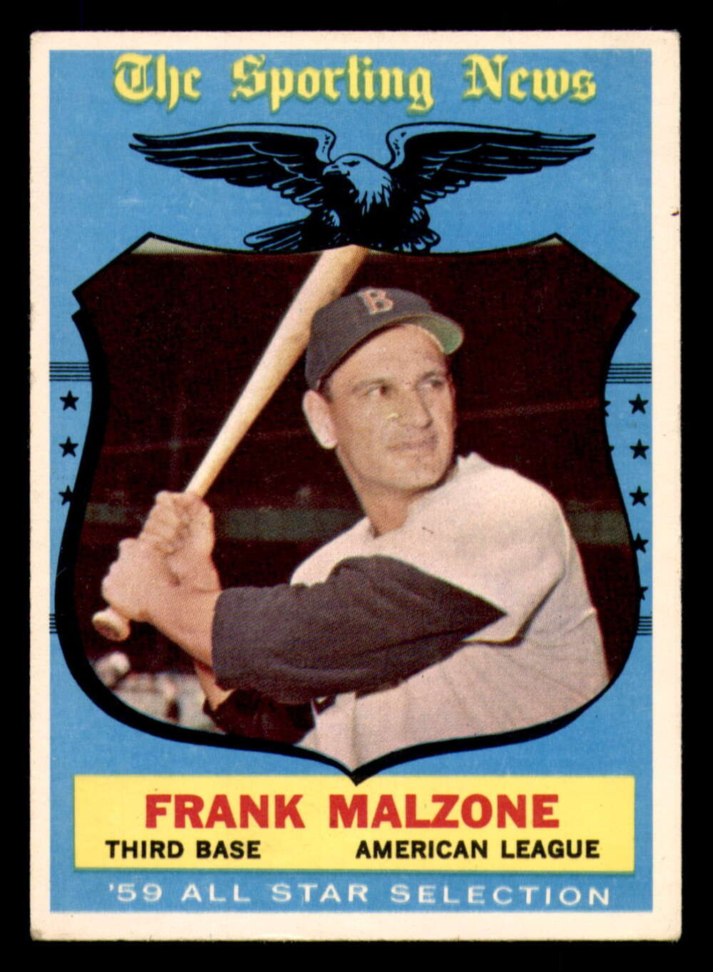 1959 Topps #558 Frank Malzone AS Excellent High Number - Scottsdale Cards