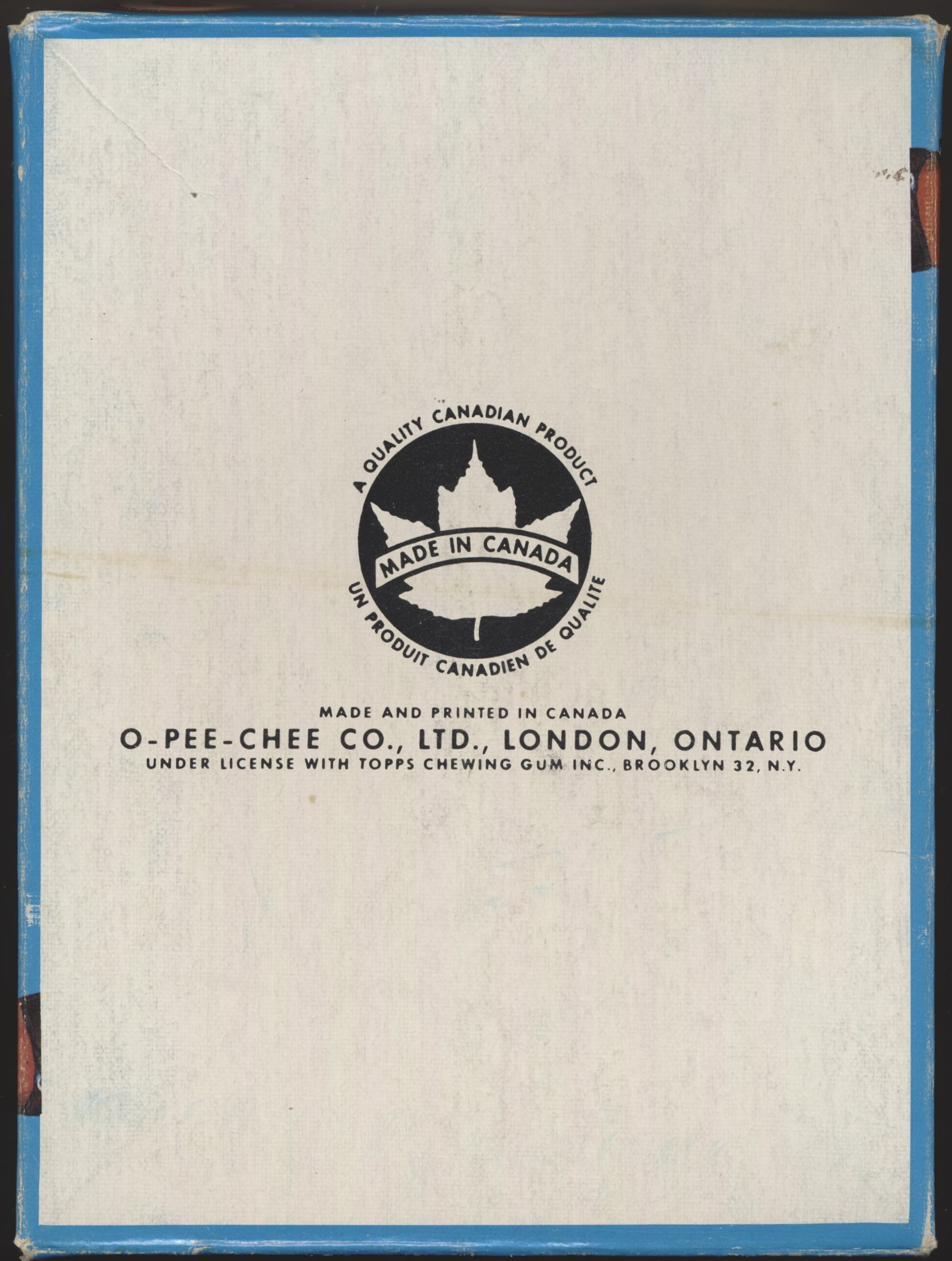 1978 OPC (Canada) Grease Series 1 Empty Display Box #*sku35882