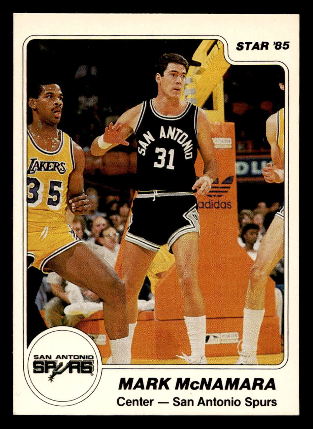 1984-85 Star #70 Mark McNamara Near Mint+ - Scottsdale Cards