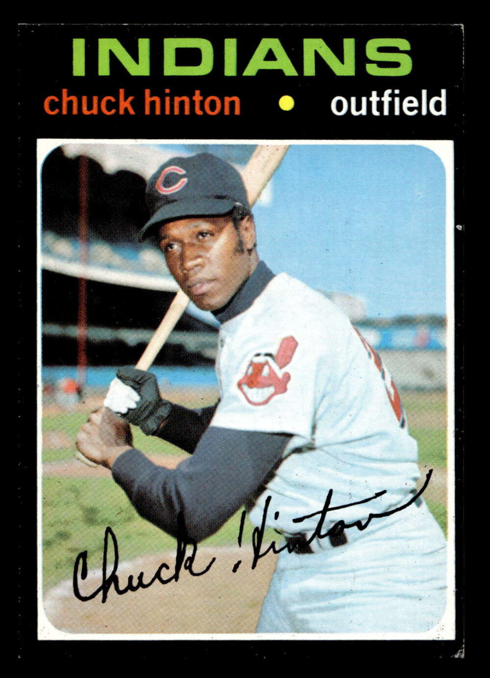 1971 Topps #429 Chuck Hinton Excellent - Scottsdale Cards 2021