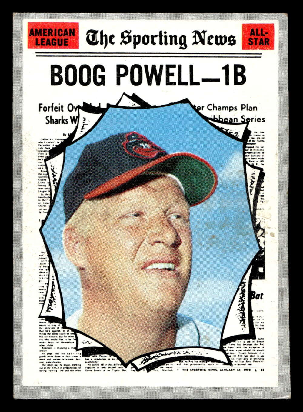 1970 Topps #451 Boog Powell All-Star Excellent+ ID: 420092 - Scottsdale ...