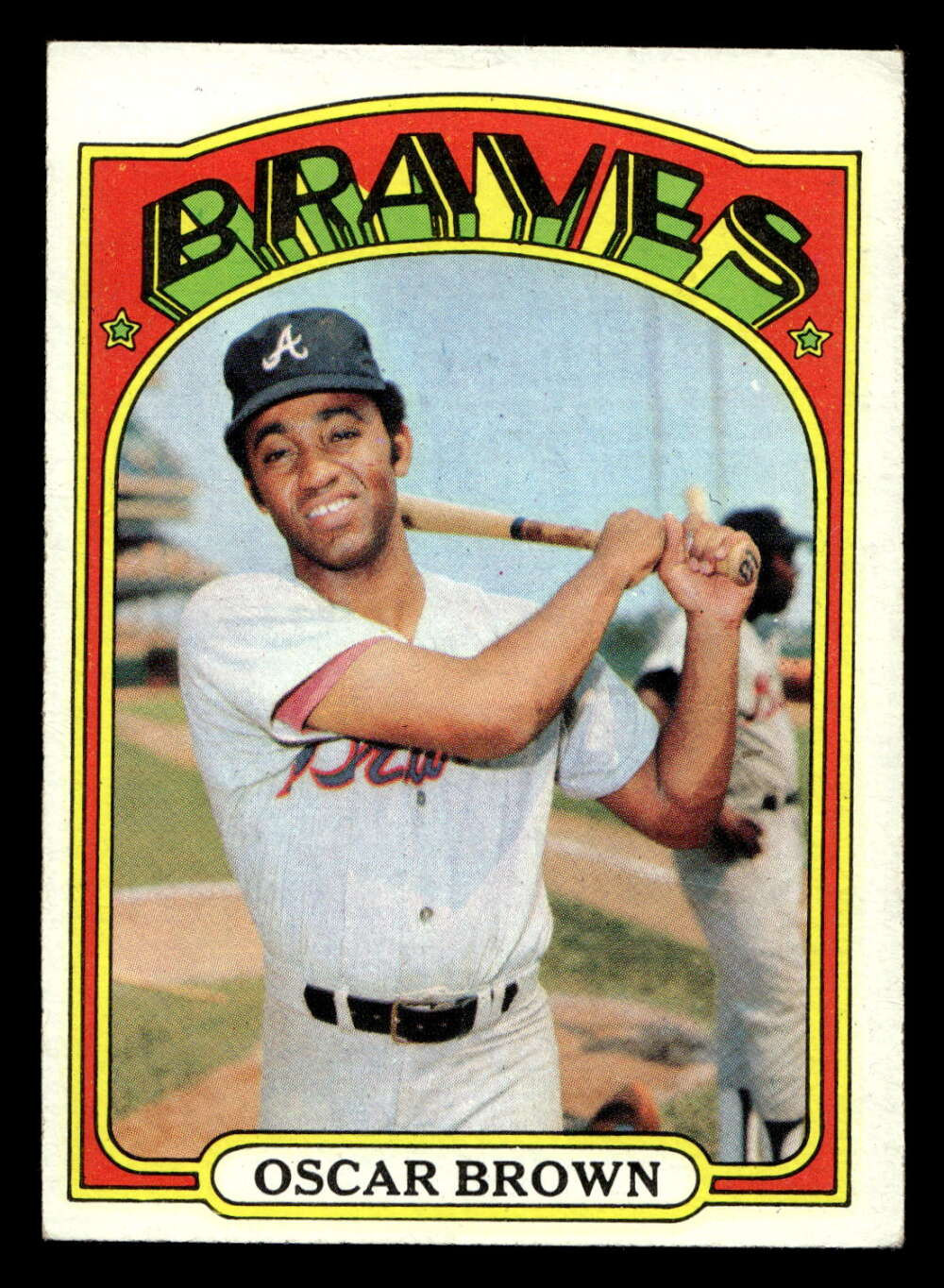 1972 Topps #516 Oscar Brown Excellent - Scottsdale Cards 2021