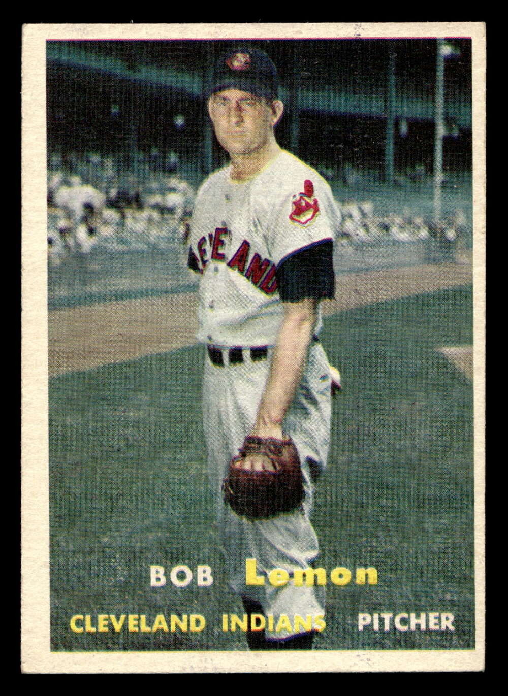 1957 Topps #120 Bob Lemon Ex-Mint ID: 453377 - Scottsdale Cards 2021