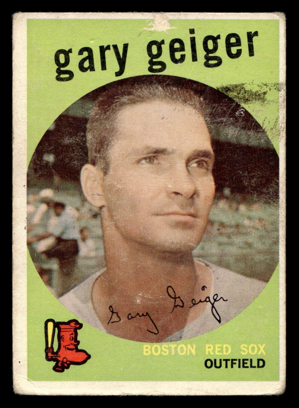 1959 Topps #521 Gary Geiger Poor - Scottsdale Cards 2021