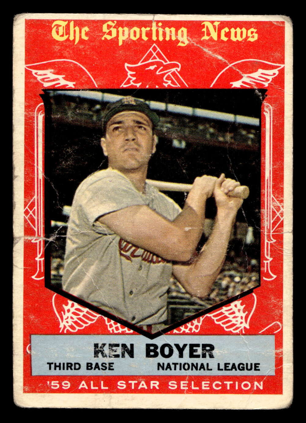 1959 Topps #557 Ken Boyer AS Poor - Scottsdale Cards