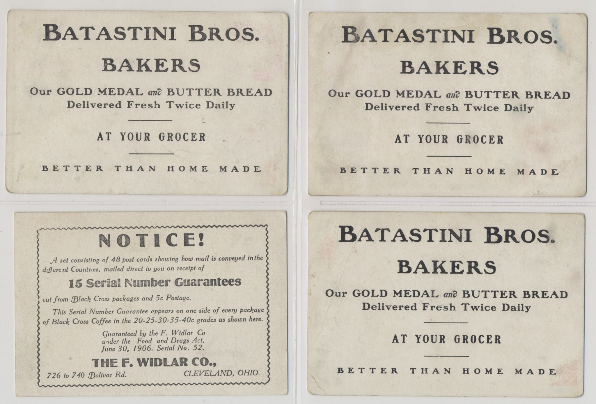 circ. 1920's D73-2 Stamps & Mail Carriers of All Nations Lot of 4 ...