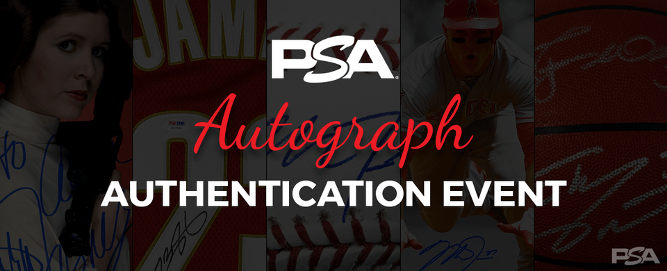 PSA Autograph Authentication ONSITE April 10th 2025 - Scottsdale Cards 2021