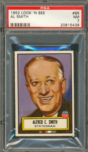 1952 LOOK 'N SEE #95 AL SMITH PSA 7 NM #*sku30758 - Scottsdale Cards