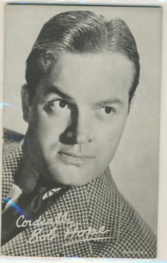 Bob Hope Exhibit Card, Post Card Back Made in The USA #* - Scottsdale Cards