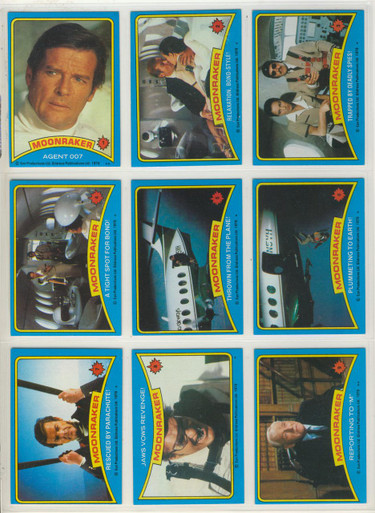1979 Topps James Bond Moonraker Set 99/22 #* - Scottsdale Cards