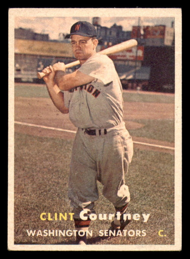 1957 Topps #51 Clint Courtney Excellent+ ID: 300538 - Scottsdale Cards 2021
