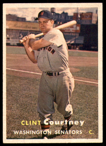 1957 Topps #51 Clint Courtney Excellent+ ID: 220959 - Scottsdale Cards 2021
