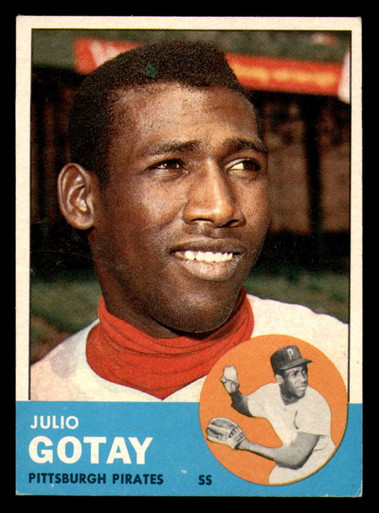 1963 Topps #122 Julio Gotay Ex-Mint - Scottsdale Cards 2021