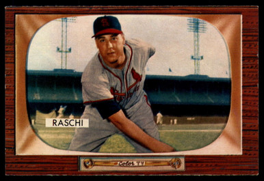 1955 Bowman #185 Vic Raschi Near Mint - Scottsdale Cards 2021