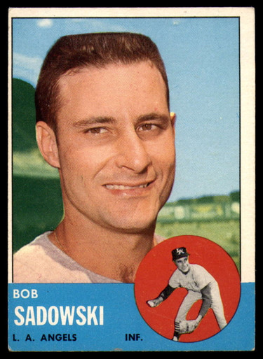1963 Topps #568 Bob Sadowski EX++ Excellent++ - Scottsdale Cards 2021