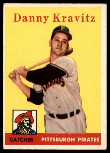 1958 Topps #444 Danny Kravitz Excellent+ ID: 131173 - Scottsdale Cards 2021