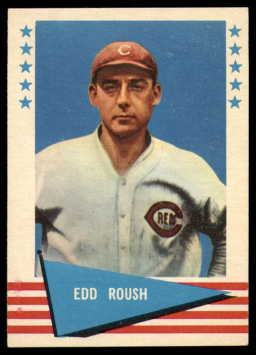 1961 Fleer #72 Edd Roush Ex-Mint ID: 176000 - Scottsdale Cards 2021