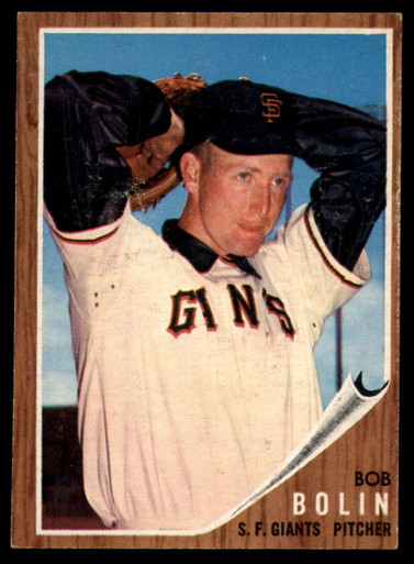 1962 Topps #329 Bobby Bolin Excellent+ ID: 169919 - Scottsdale Cards 2021