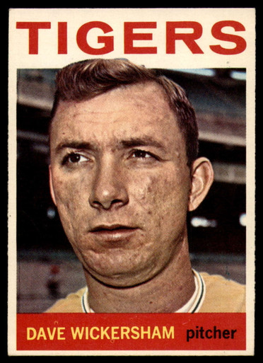 1964 Topps #181 Dave Wickersham Ex-Mint - Scottsdale Cards 2021