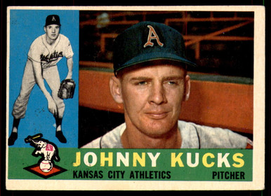 1960 Topps #177 Johnny Kucks Excellent+ ID: 196506 - Scottsdale Cards