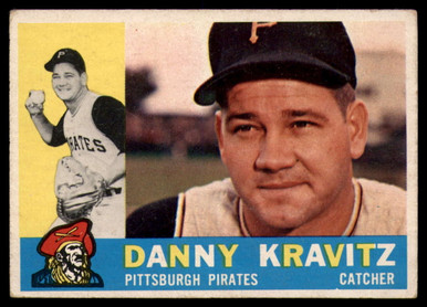 1960 Topps #238 Danny Kravitz Excellent+ ID: 168635 - Scottsdale Cards