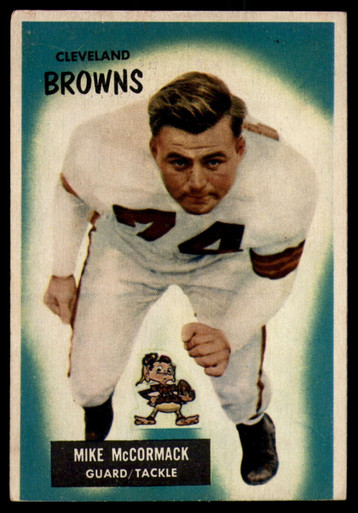 1955 Bowman #2 Mike McCormack EX RC Rookie - Scottsdale Cards 2021