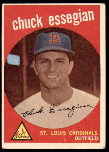 1959 Topps #278 Chuck Essegian Very Good ID: 192087 - Scottsdale Cards 2021