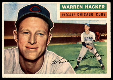 1956 Topps #282 Warren Hacker EX++ ID: 79171 - Scottsdale Cards 2021