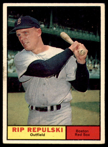 1961 Topps #128 Rip Repulski Excellent - Scottsdale Cards