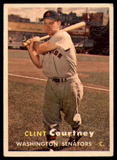 1957 Topps #51 Clint Courtney EX++ ID: 59966 - Scottsdale Cards 2021