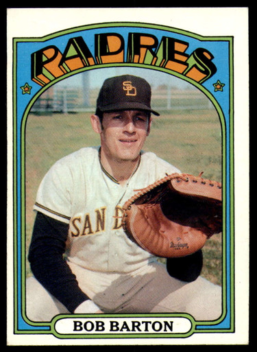 1972 Topps #39 Bob Barton Near Mint ID: 184295 - Scottsdale Cards 2021