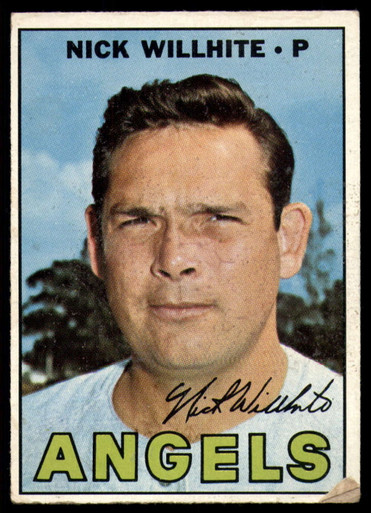 1967 Topps #249 Nick Willhite Very Good - Scottsdale Cards