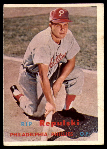 1957 Topps #245 Rip Repulski EX - Scottsdale Cards 2021